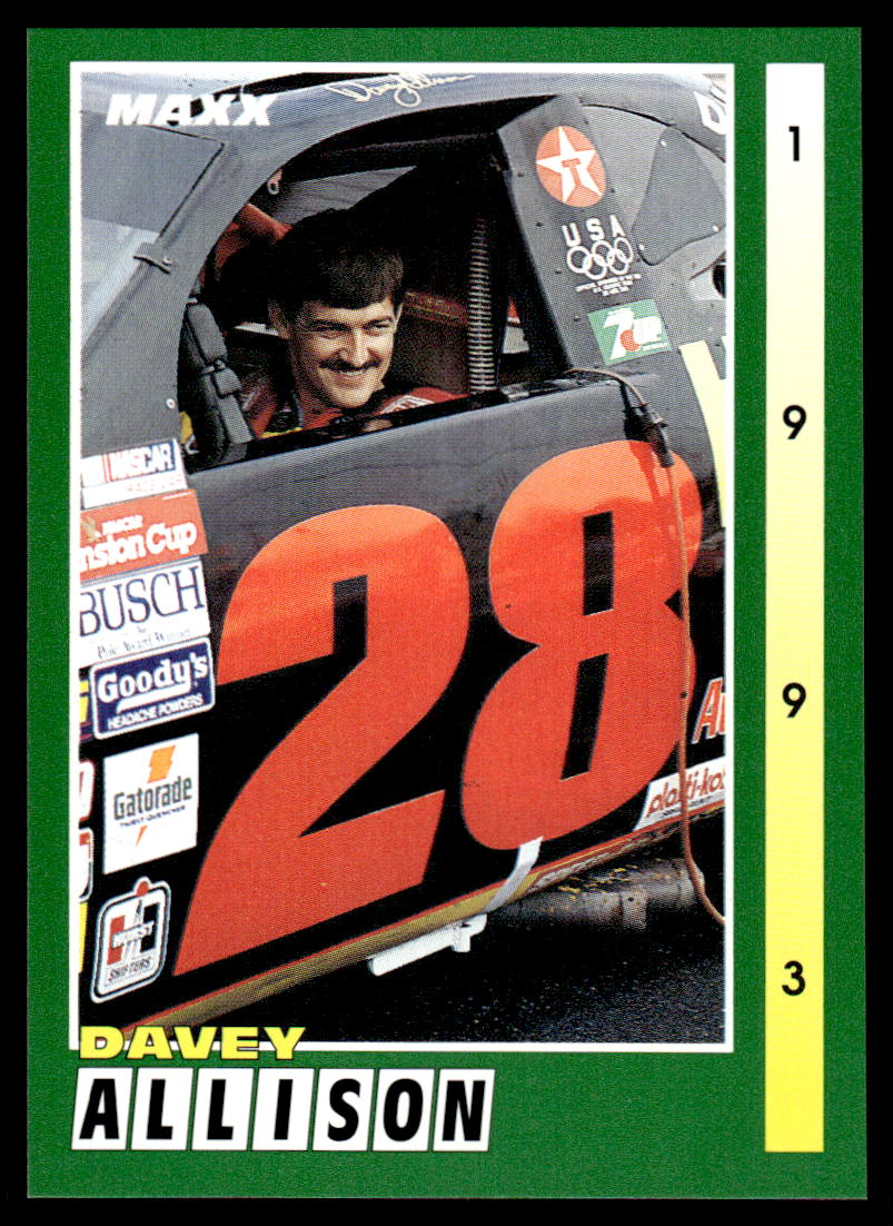 Davey Allison 1993 Maxx Race Cards # 28 Base — Collectible Craze America
