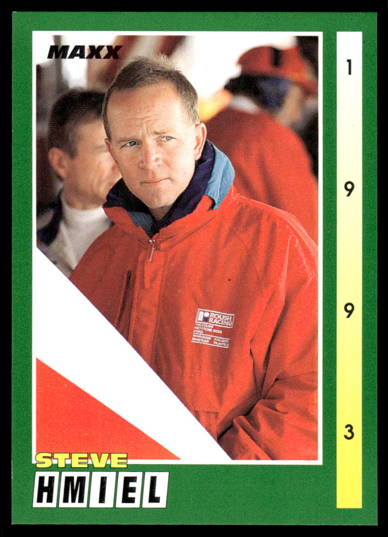 Steve Hmiel 1993 Maxx Race Cards # 147 Base — Collectible Craze America