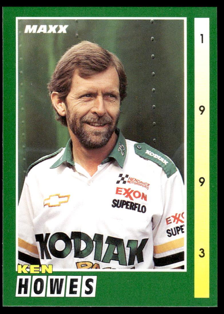 Ken Howes 1993 Maxx Race Cards # 160 Base — Collectible Craze America