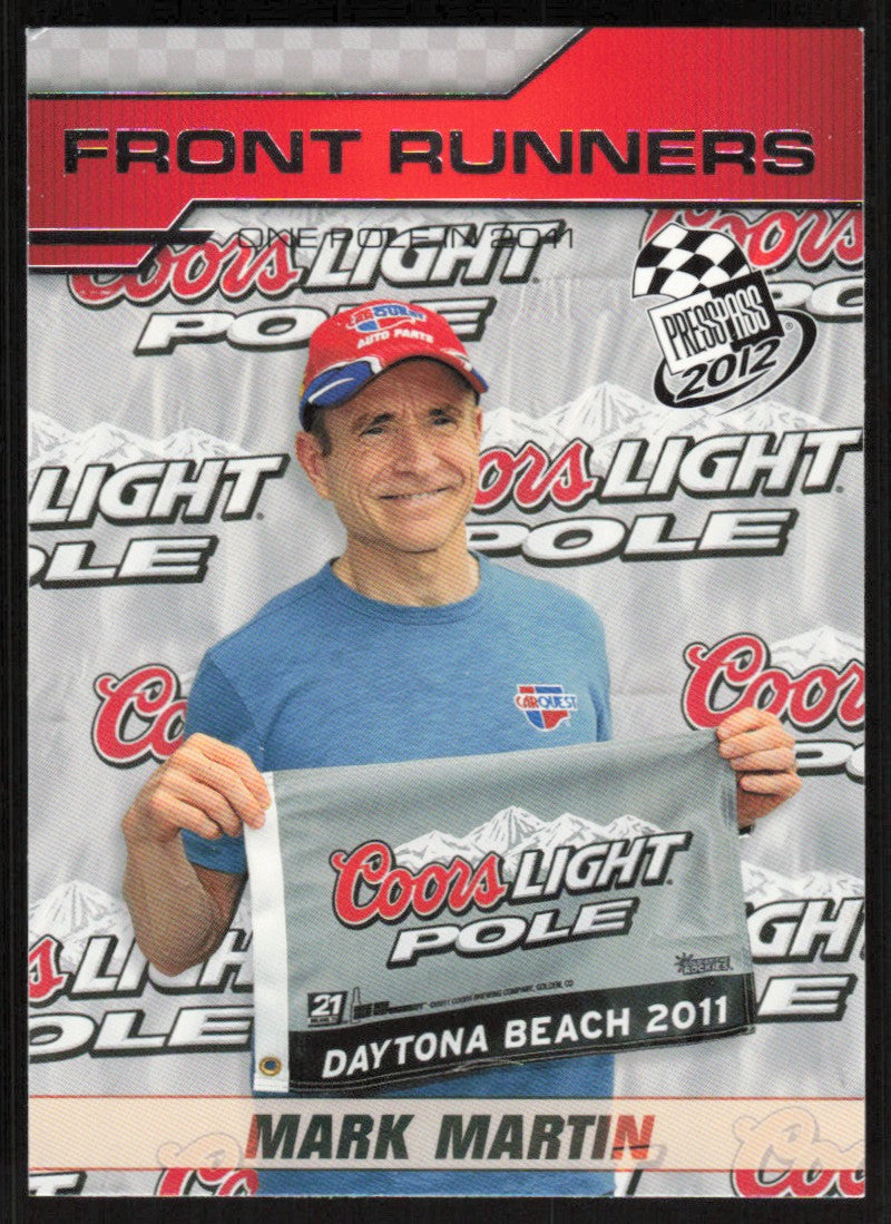 Mark Martin 2012 Press Pass NASCAR # 80 Front Runners — Collectible ...