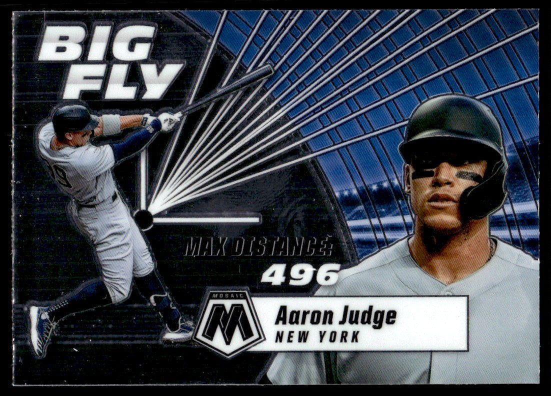 Aaron Judge 2021 Panini Mosaic Baseball # BF8 New York Yankees Big Fly ...