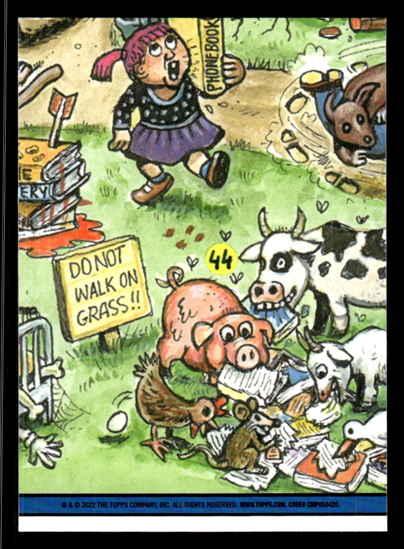 2022 Topps Garbage Pail Kids Bookworms Revealed VLAD # 25b Base ...