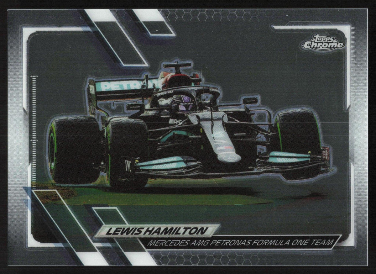 Lewis Hamilton 2021 Topps Chrome Formula 1 # 96 Mercedes-AMG Petronas ...