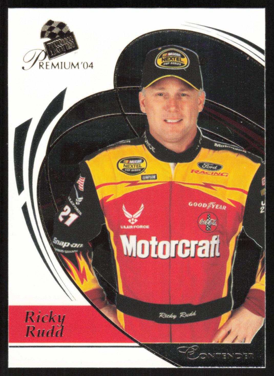 Ricky Rudd 2004 Press Pass Premium NASCAR # 15 Base — Collectible Craze ...